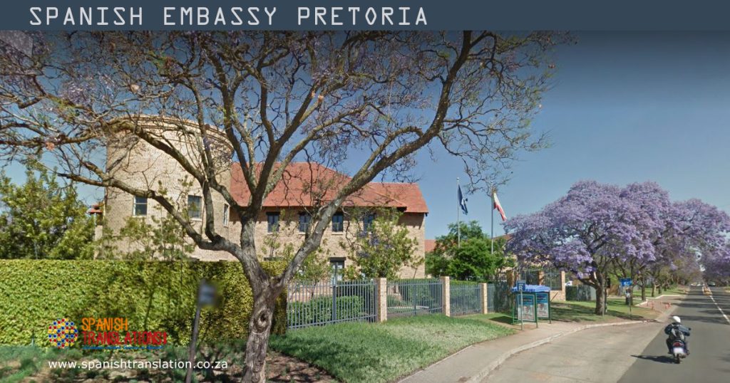 Contact Details Of The Spanish Embassy In Pretoria | South Africa